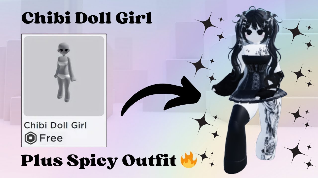 How To Make Emo Chibi Doll Girl For Actually 🤩🔥 Chibi Doll Girl Emo ...