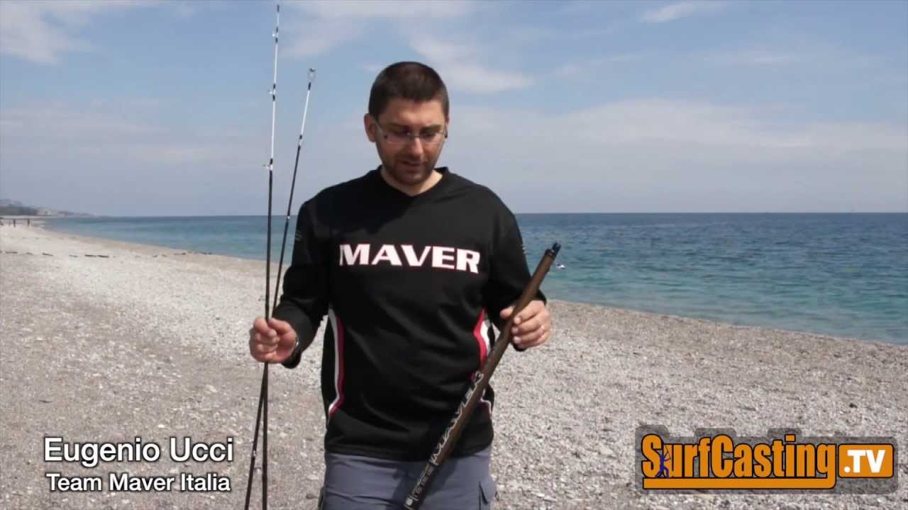 Canna maver jurassic tre sezioni 190 gr - YouTube