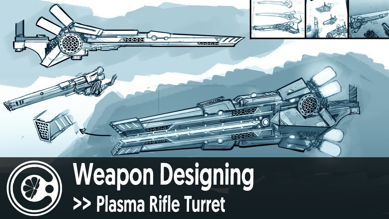 Weapon Designing - Plasma Rifle Turret - YouTube