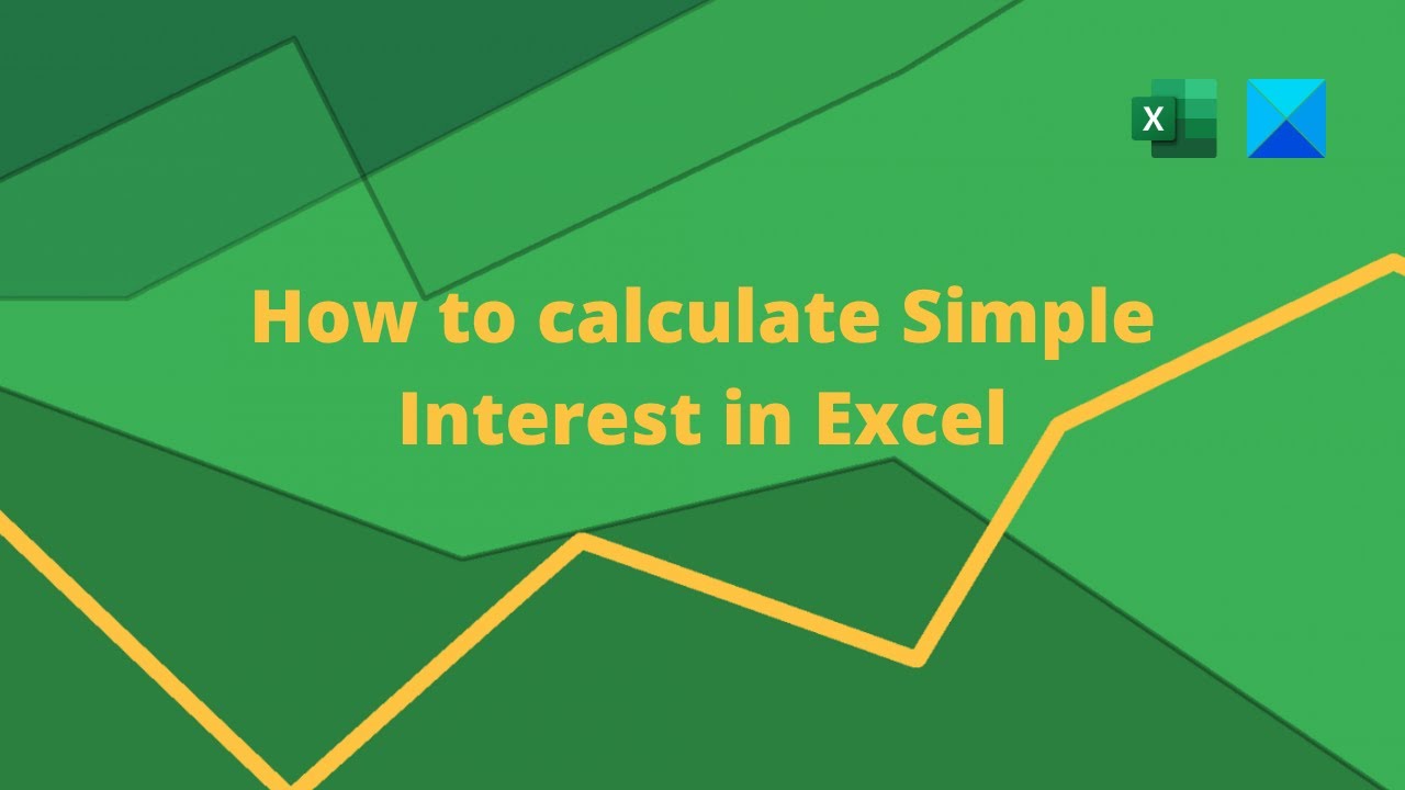 How To Calculate Simple Interest In Excel YouTube How To Calculate Simple Interest In Excel YouTube