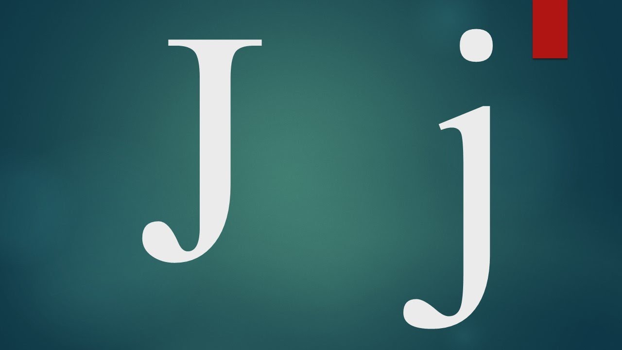 Cómo trazar la letra J j - YouTube