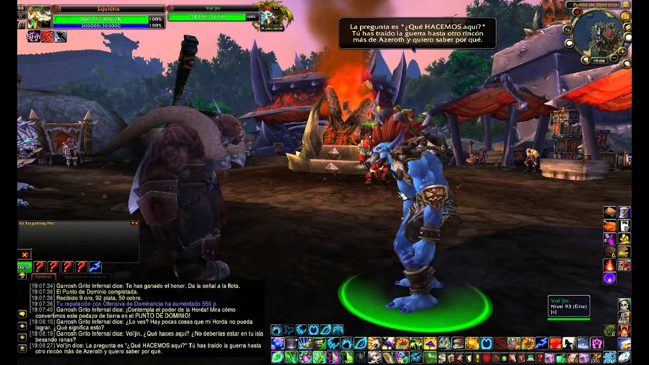 Garrosh y Voljin Llegan a Pandaria WoW 5.1 Landfall Español Latino ...