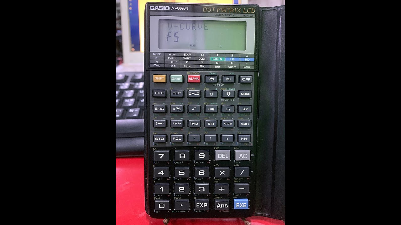 Positioning on site by Casio fx-4500PA - YouTube