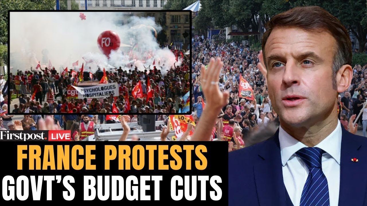 LIVE: French Unions Organise Nationwide Protests Against Govt's Budget ...