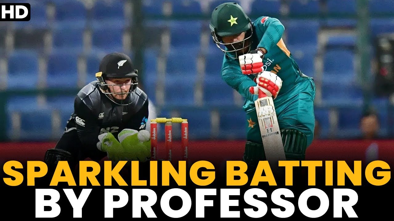 Sparkling Batting By Professor Mohammad Hafeez | Pakistan vs New ...