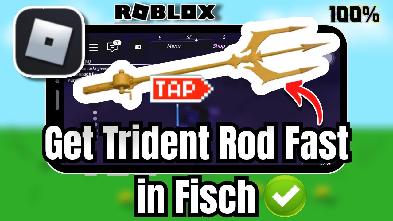 How to get Trident Rod Fast in Fisch on Roblox (Get Trident Rod Fast ...