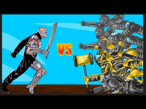 dc2 uber jason vs war robots iron man mark 1 - YouTube