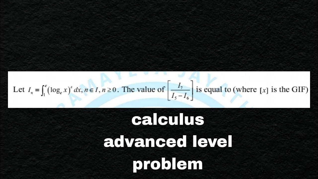 🚀 Integration Mastery: JEE Advanced Problem - 4 - YouTube
