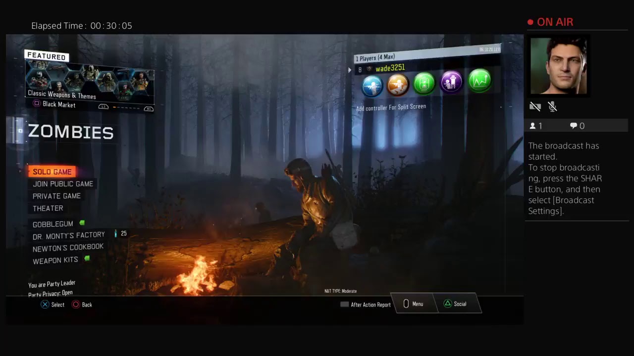 Black Opp 3 Zombies - YouTube