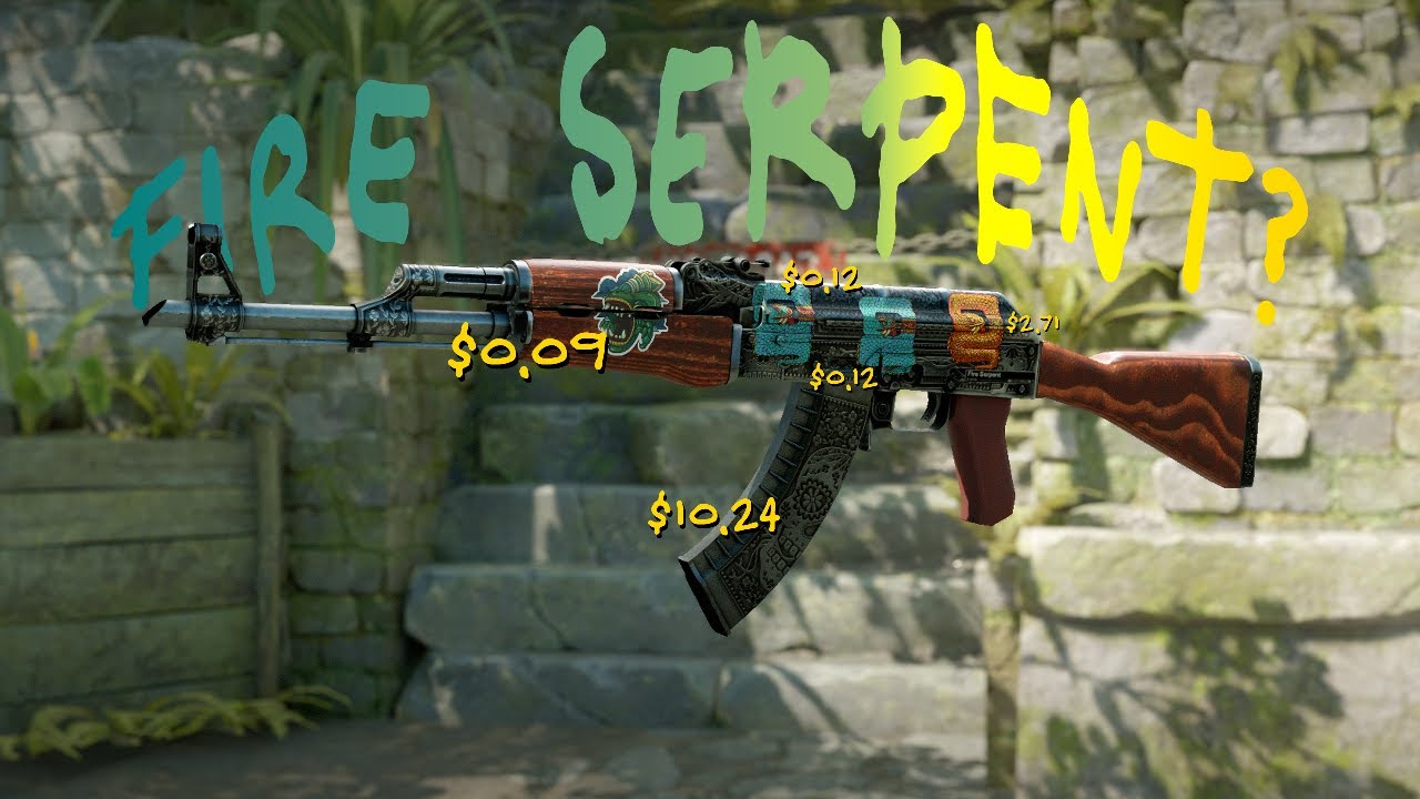 Budget AK-47 Fire Serpent in CS2 - YouTube