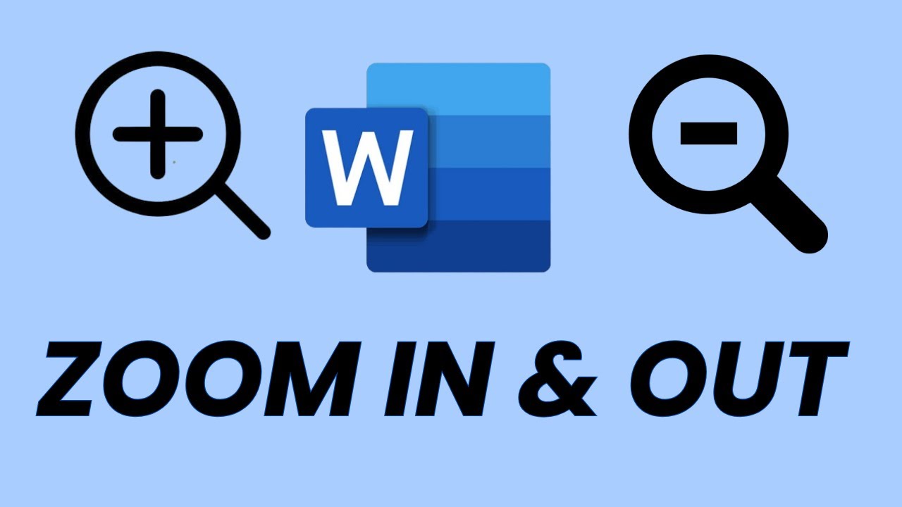 How To Zoom In & Zoom Out In Microsoft Word - YouTube