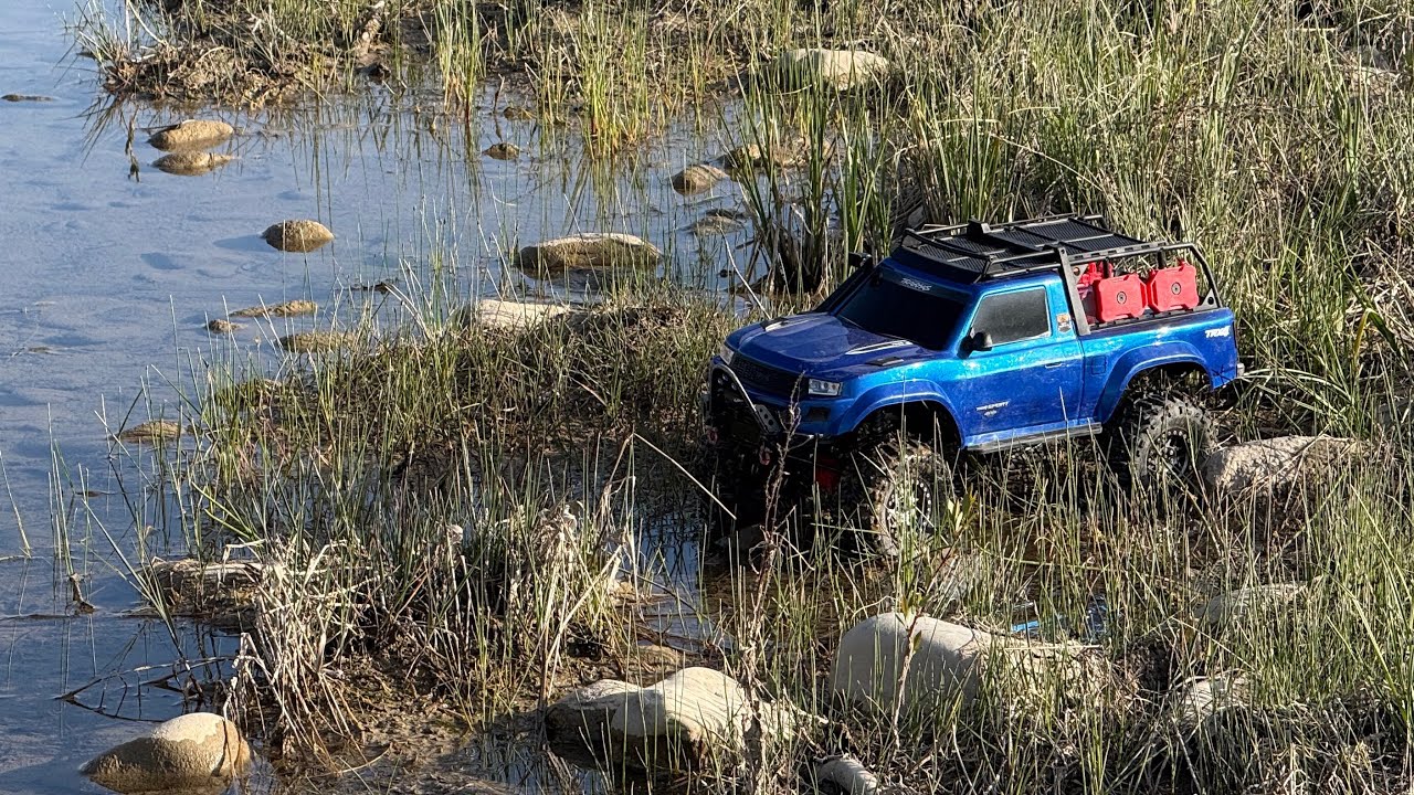 Rc river run… camping and crawling.. - YouTube