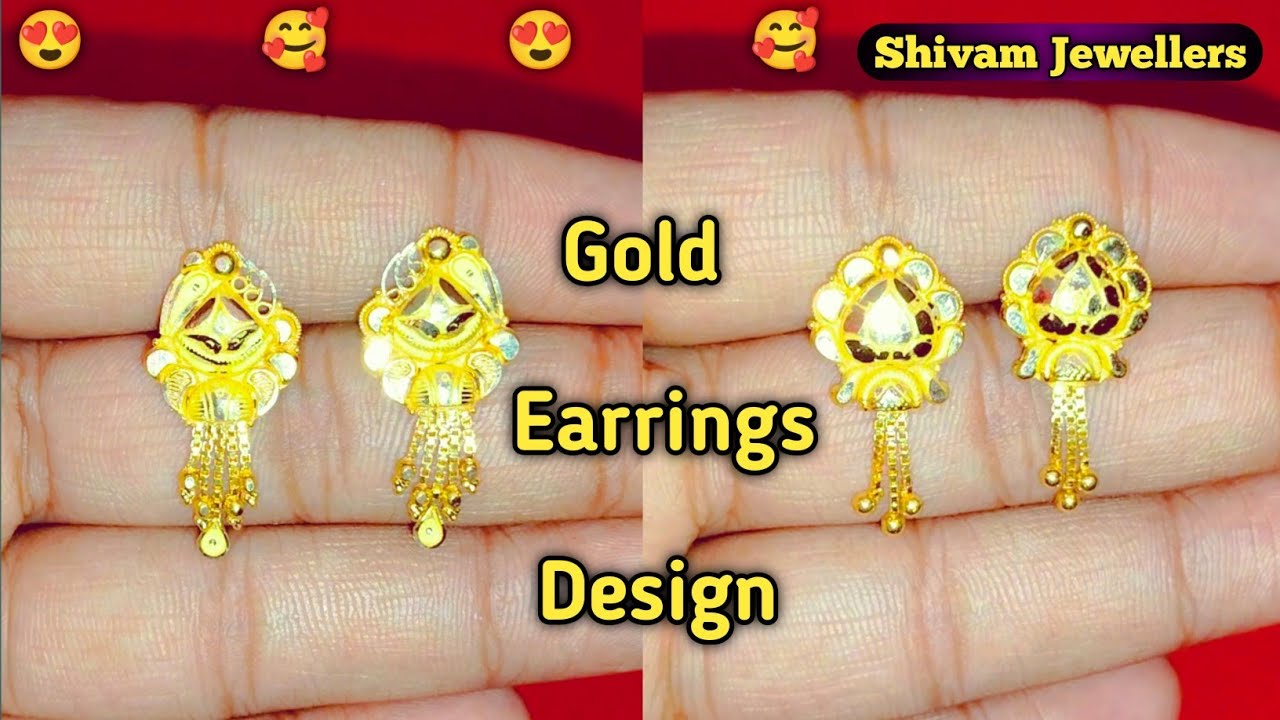 2gram under Gold Earrings Jhala Design | Kam Dam Me Sone Ki Jhala Ke ...