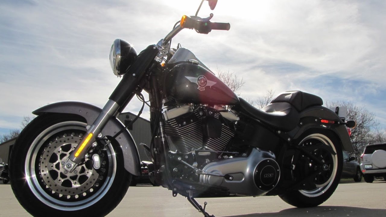 2015 HARLEY-DAVIDSON SOFTAIL FAT BOY LO FLSTFB - YouTube