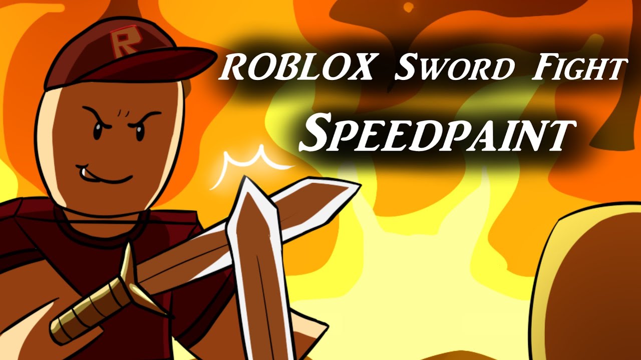 [Speedpaint] ROBLOX Swordfight - YouTube
