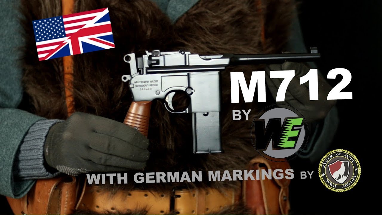 [EN] M712 WE with GERMAN MARKINGS! - GBB REVIEW - YouTube