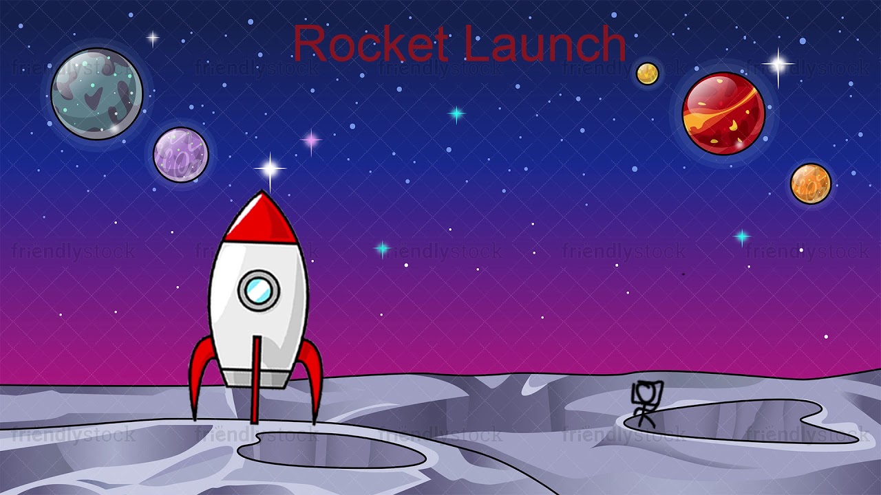 Rocket Launch (Animation) - YouTube