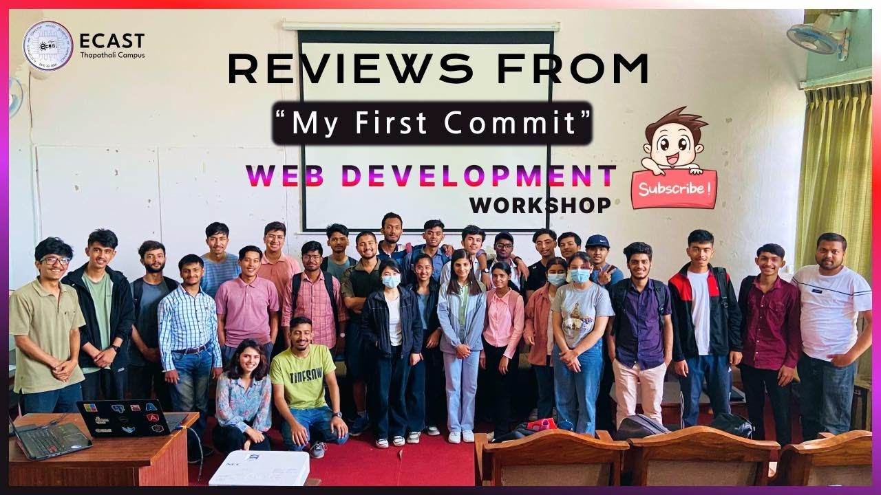 Reviews From 'My First Commit'. #ECAST #thapathali #ioe - YouTube