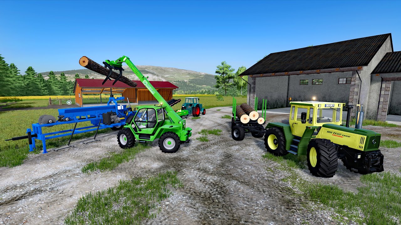FS22 - Map The Valley The Old Farm 005 🇩🇪 🚜🚧🚛 - Forestry, Farming and ...