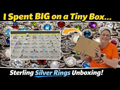 I Spent BIG on a Tiny Box… Sterling Silver Rings Unboxing!
