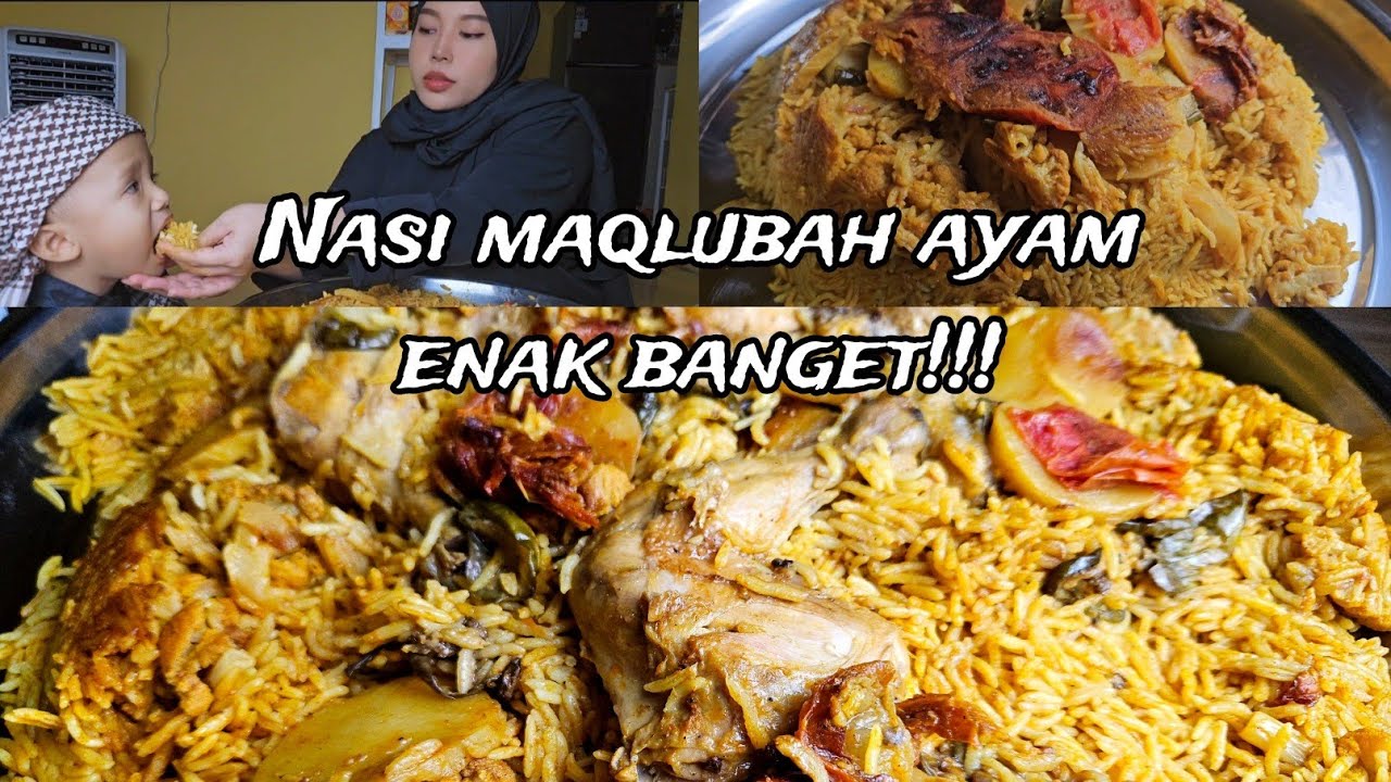 NASI MAQLUBAH MAKANAN KHAS TRADISIONAL PALESTINA - NASI ARAB PENUH ...