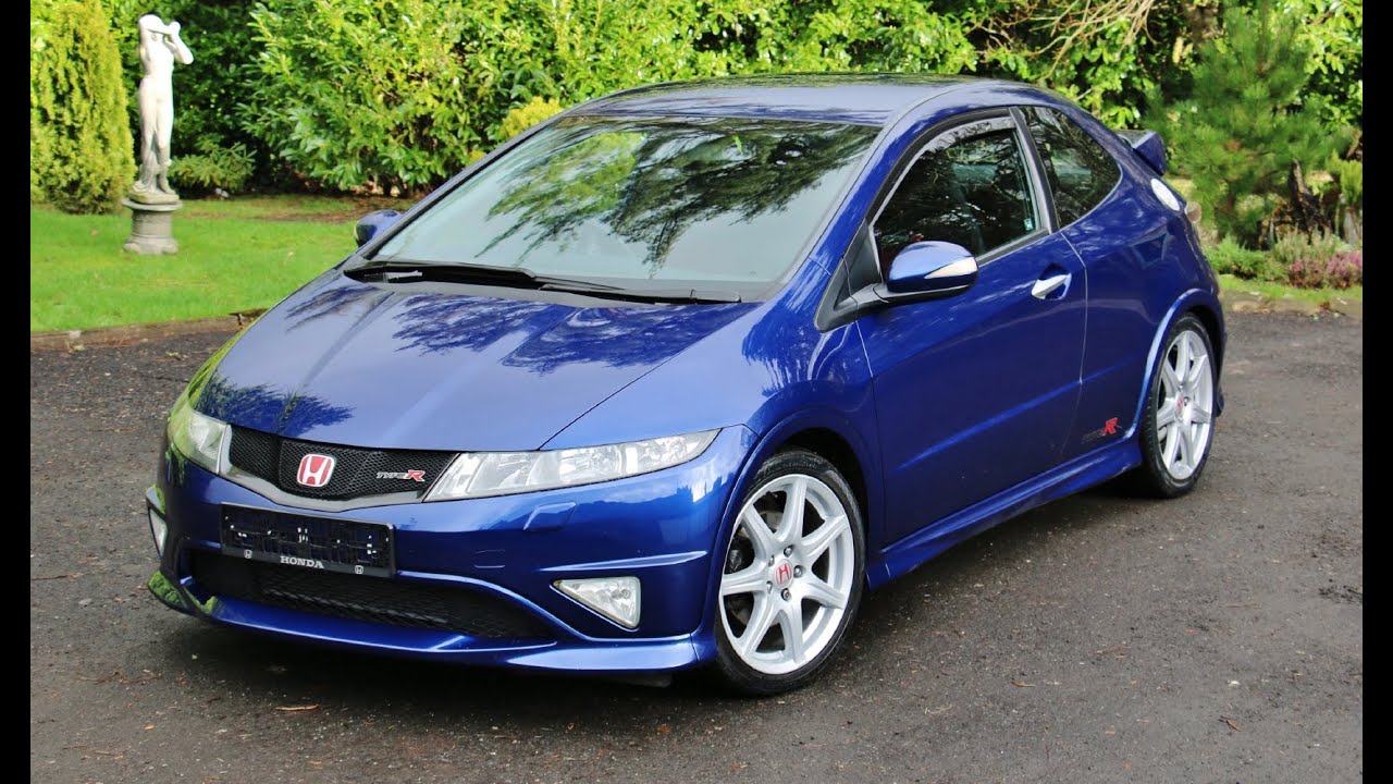 Honda Civic Type R in rare Sapphire Blue - YouTube