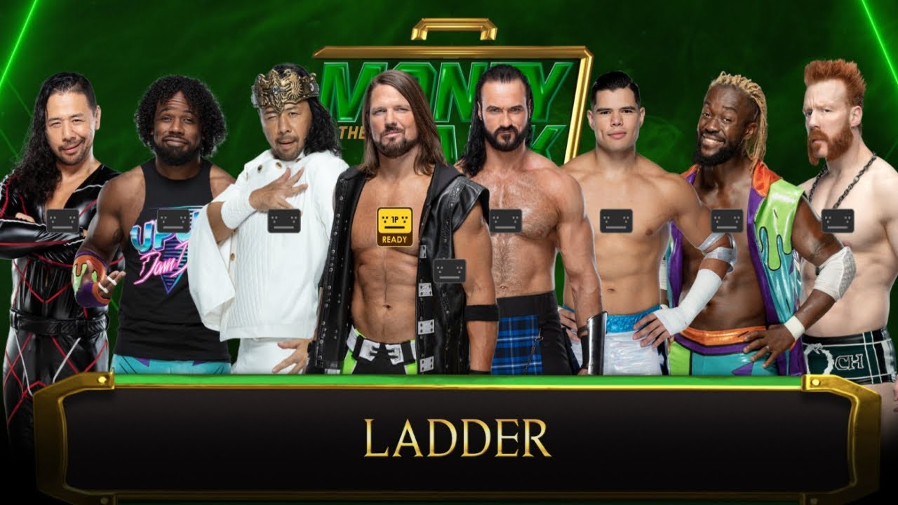 FULL MATCH - Money in the Bank Ladder Match for a WWE Title Contract ...