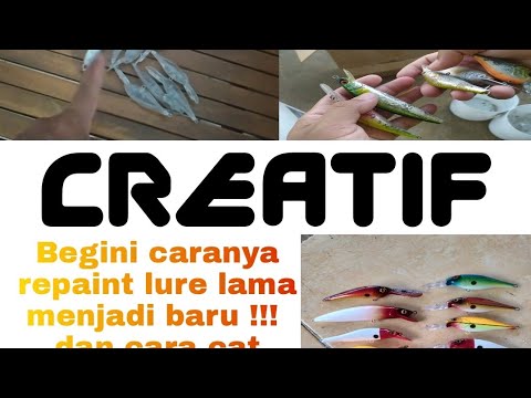 tutorial repaint and painting minnow dengan motif yang menarik || cara ...