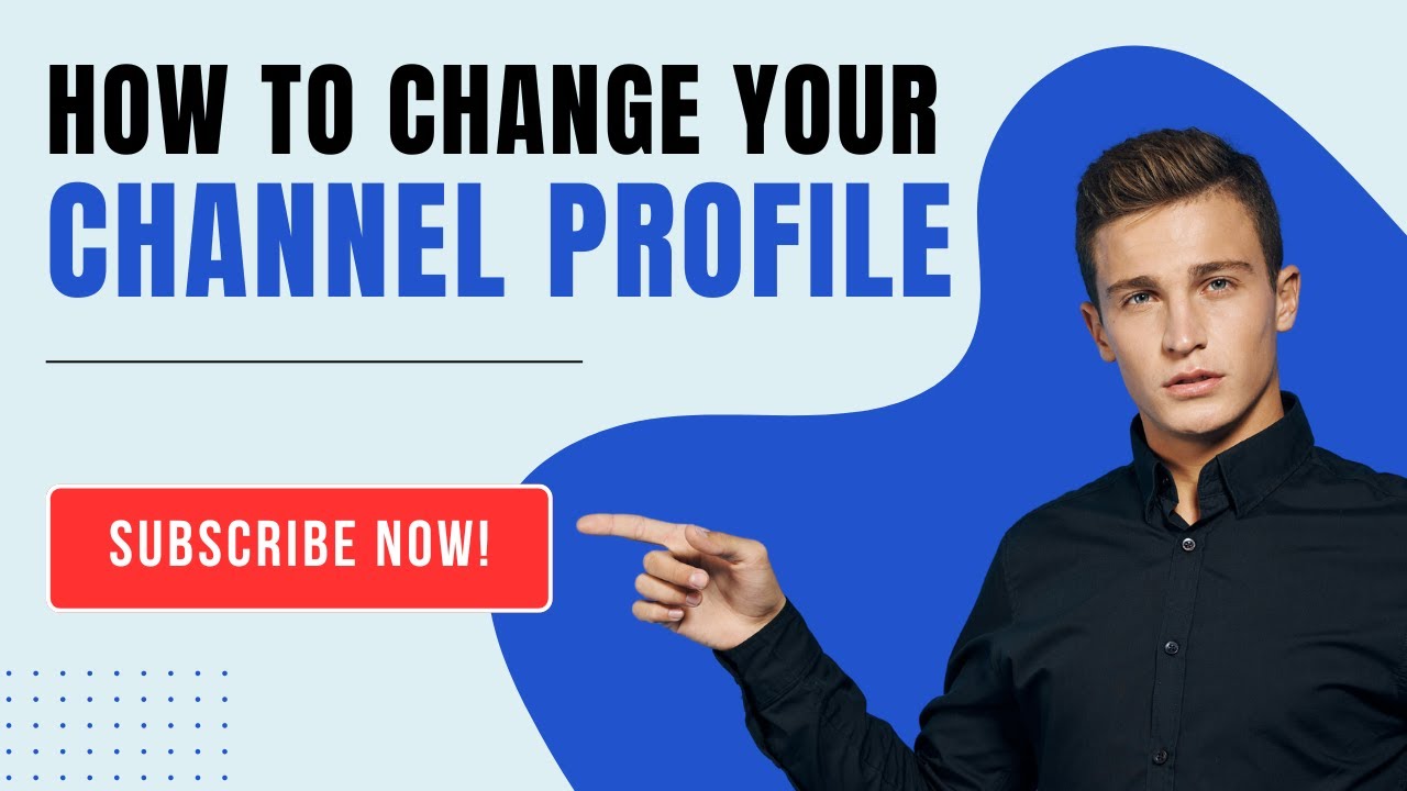 How to change channel profile picture - YouTube