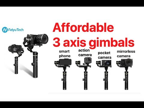 Awesome/affordable 3 axis gimbals!!! - by FeiyuTech at the NAB show ...