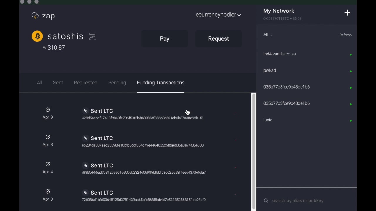 Zap! Wallet Demonstration for Litecoin - YouTube