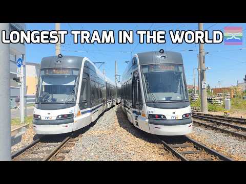 LONGEST TRAM IN THE WORLD | DIE LÄNGSTE STRAẞENBAHN DER WELT |  Rhein-Neckar-Tram 2020 | Germany