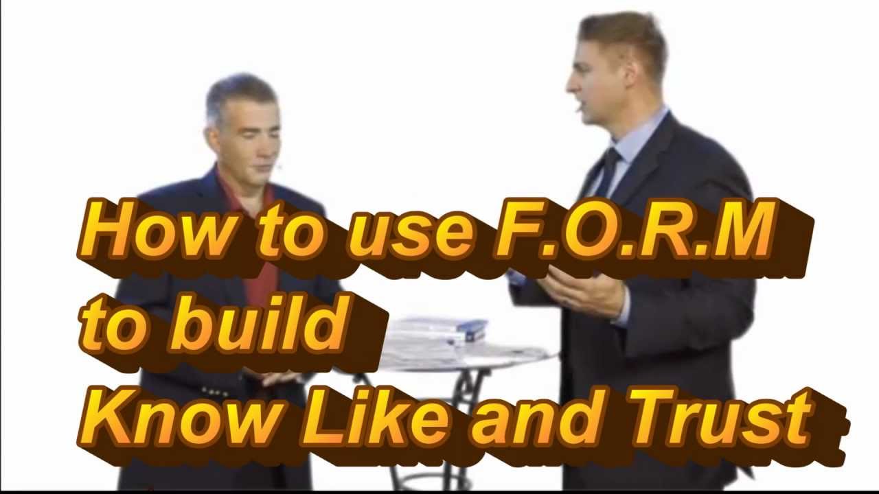How To Use FORM = Family Occupation Recreation Message - YouTube
