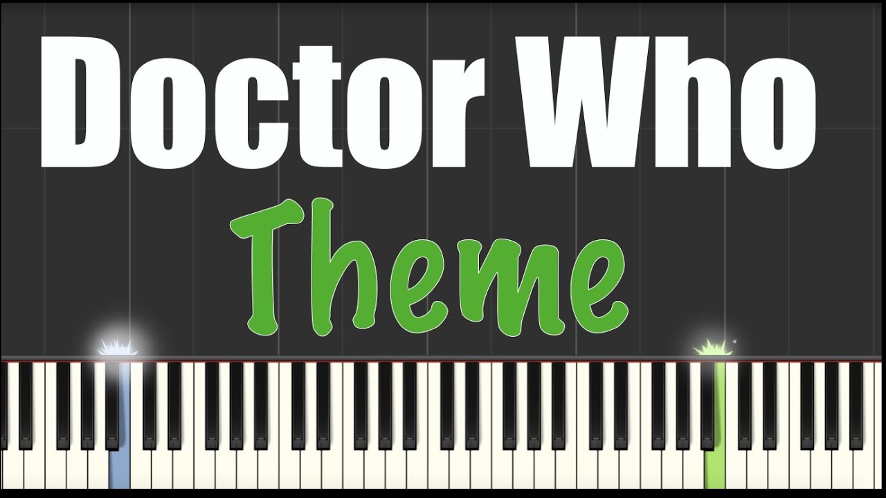 Doctor Who Theme - Easy Piano Tutorial - YouTube