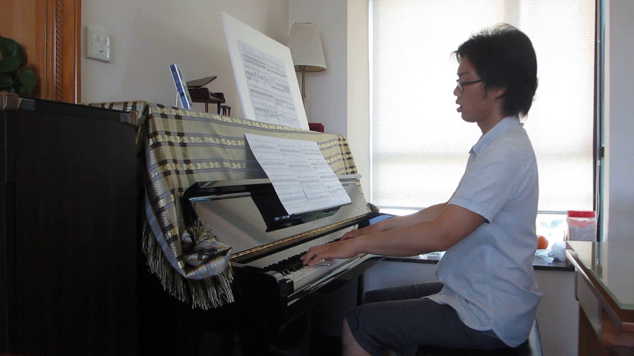 Prokofiev: 5 Melodies No.3, for Violin and Piano - Piano Part [Moderate ...