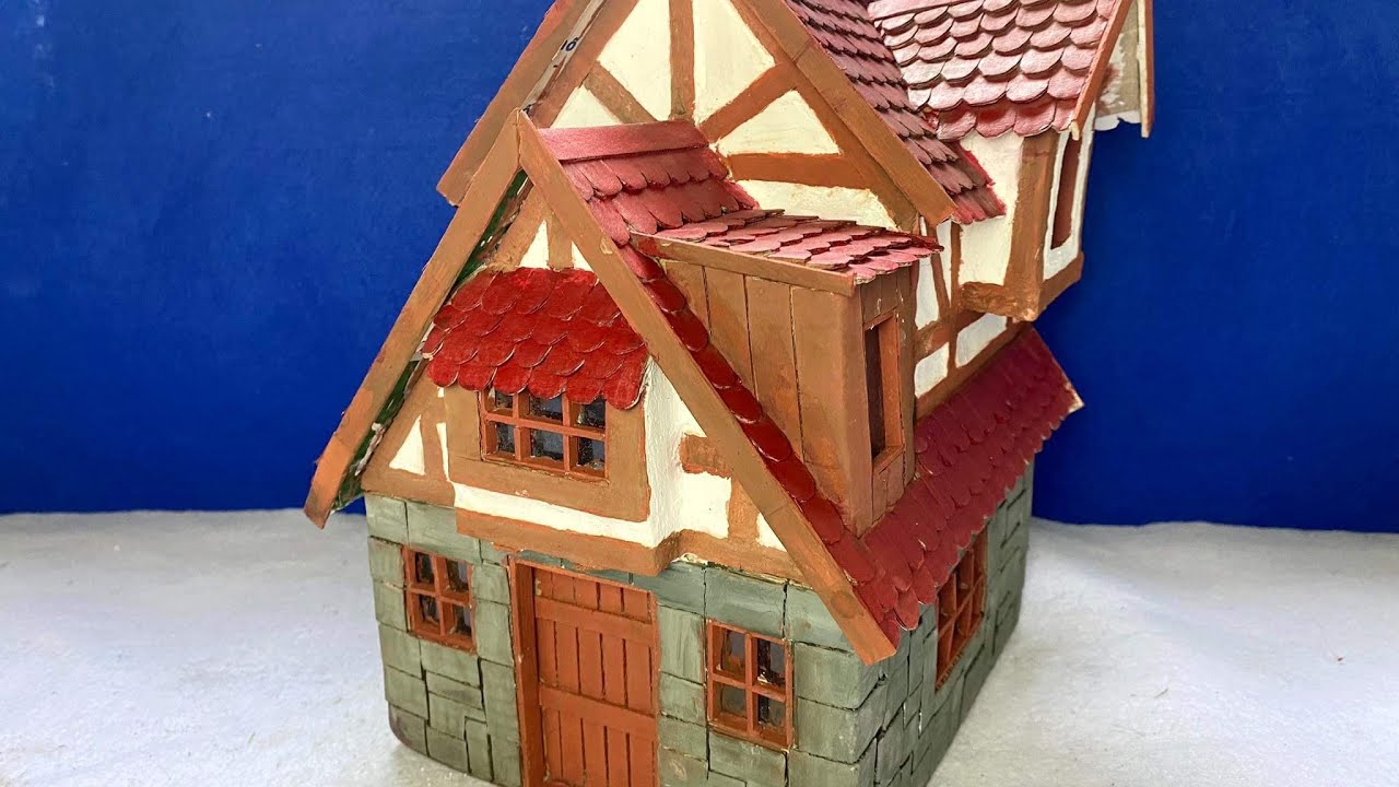 DIY Medieval building Using Cardboard - YouTube