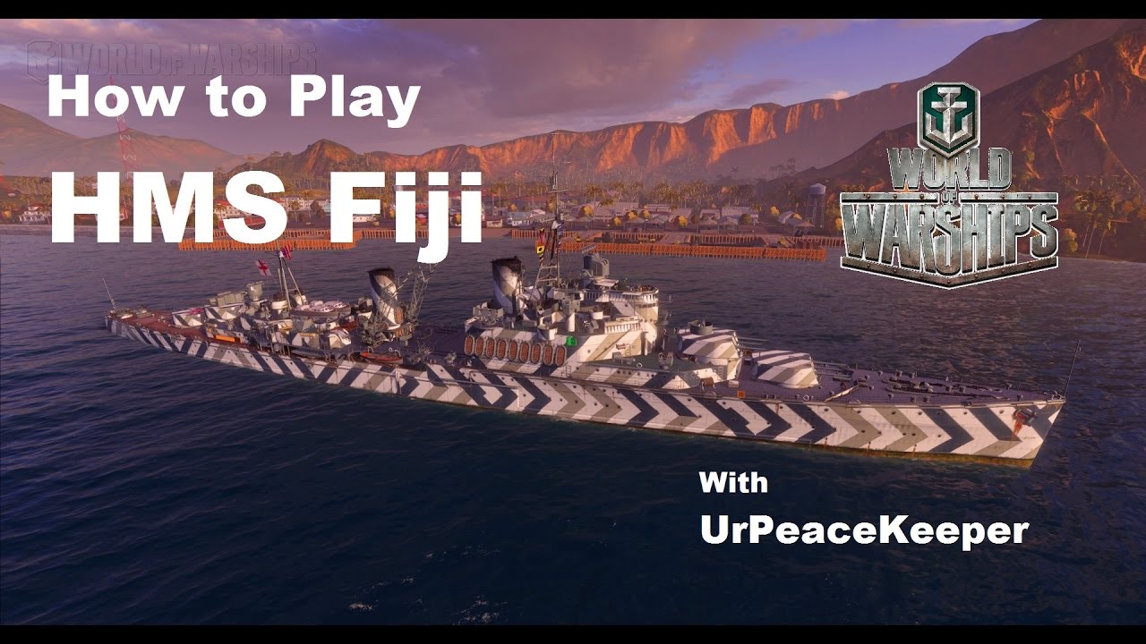 How To Play The HMS Fiji In World Of Warships - YouTube