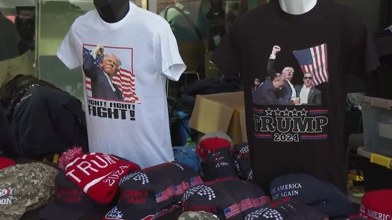 Official RNC merchandise for sale includes Trump-Vance memorabilia, T ...