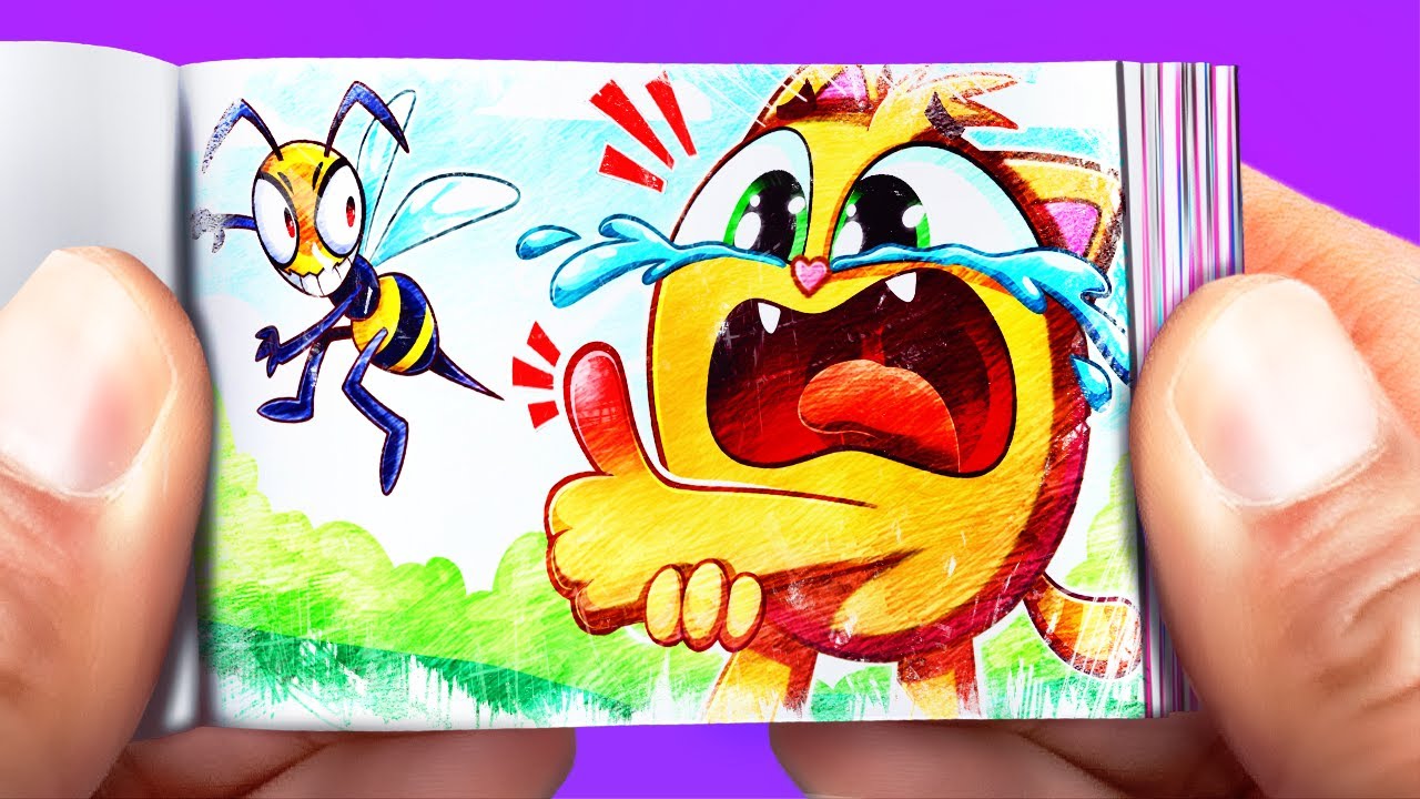 Baby Got a Boo-Boo Flip Book | Funny Cartoons For Kids | Best Nursery ...