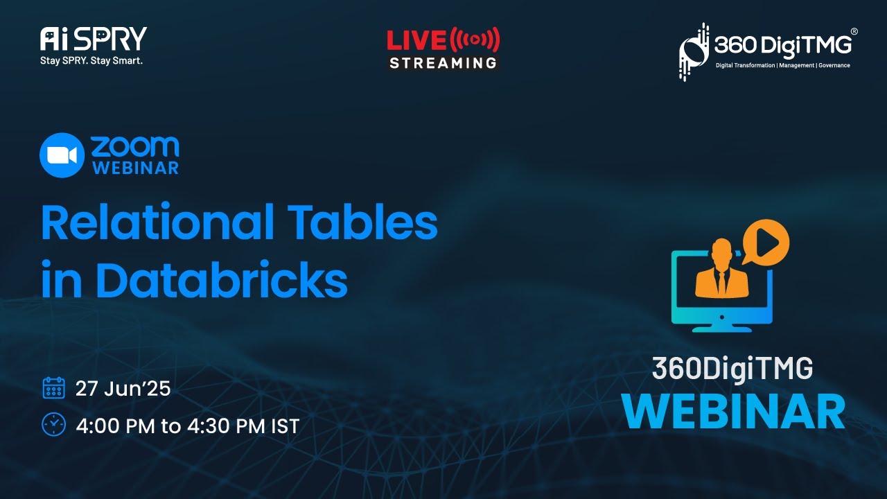 Relational Tables in Databricks | 360DigiTMG - YouTube