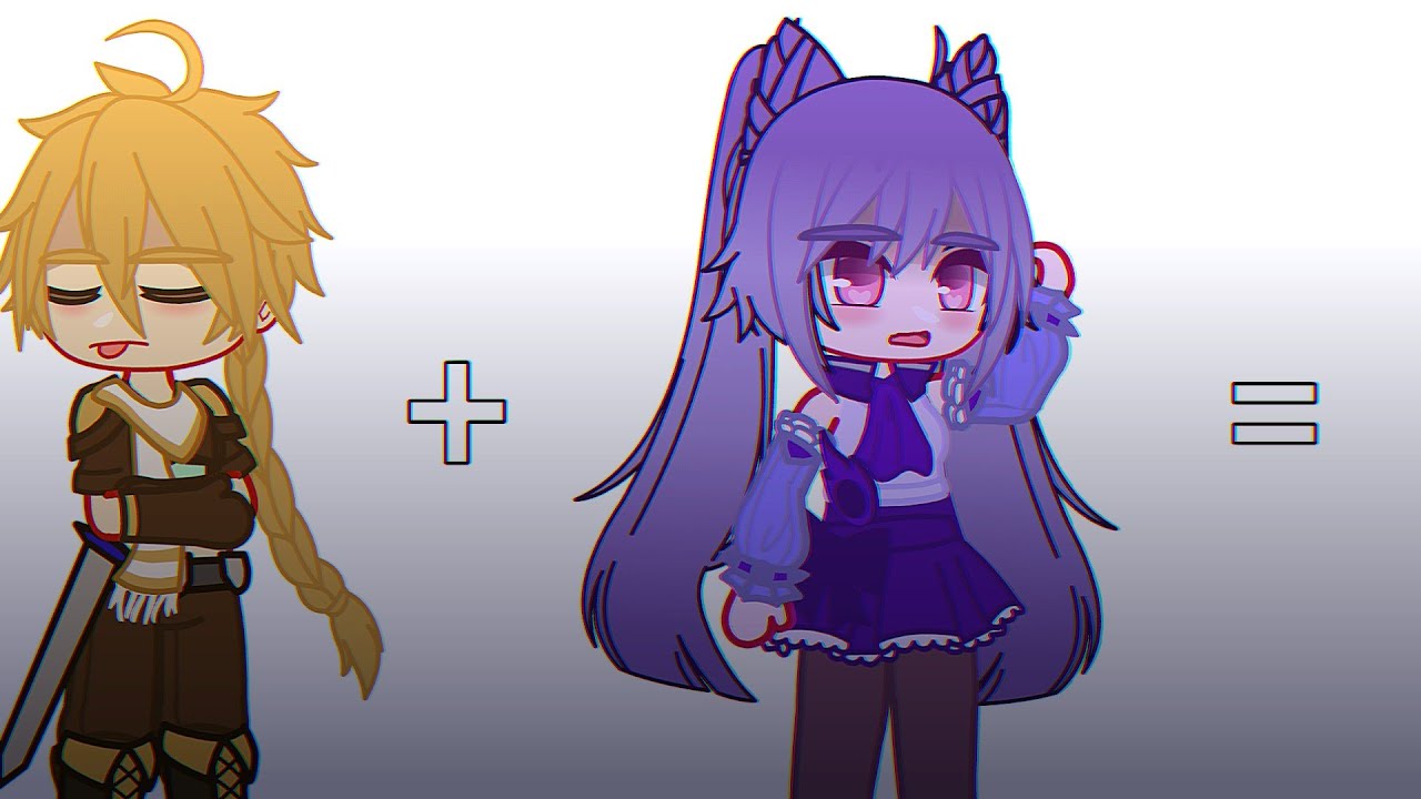 You Her Genshin Impact Aether X Keqing Aeqing Gacha Club Flash Warning‼️‼️