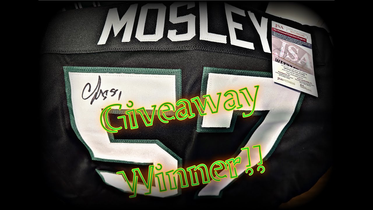 Content Creator Giveaway CJ Mosley Autographed Jersey! - YouTube