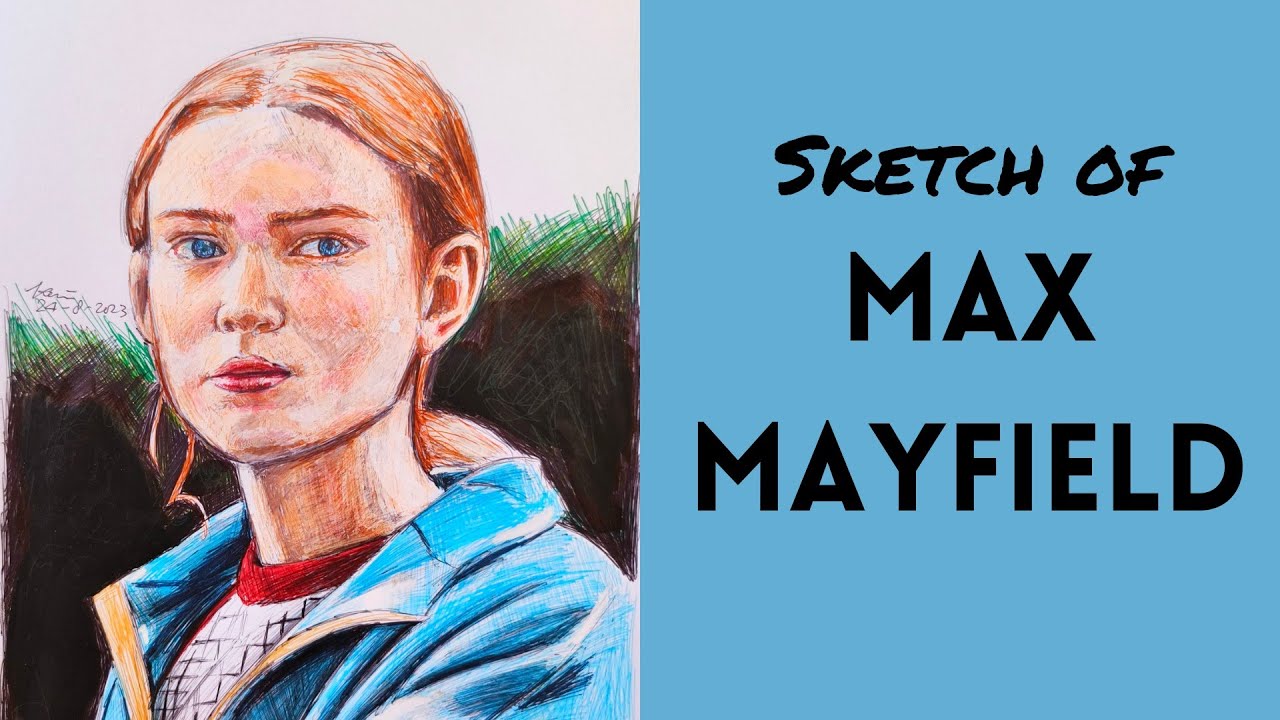 Max Mayfield Drawing Timelapse With a Colored Pen (by kerrin winona ...