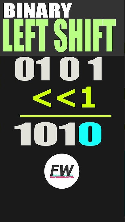 What is Binary Left Shift ? Bit Manipulation #shorts - YouTube