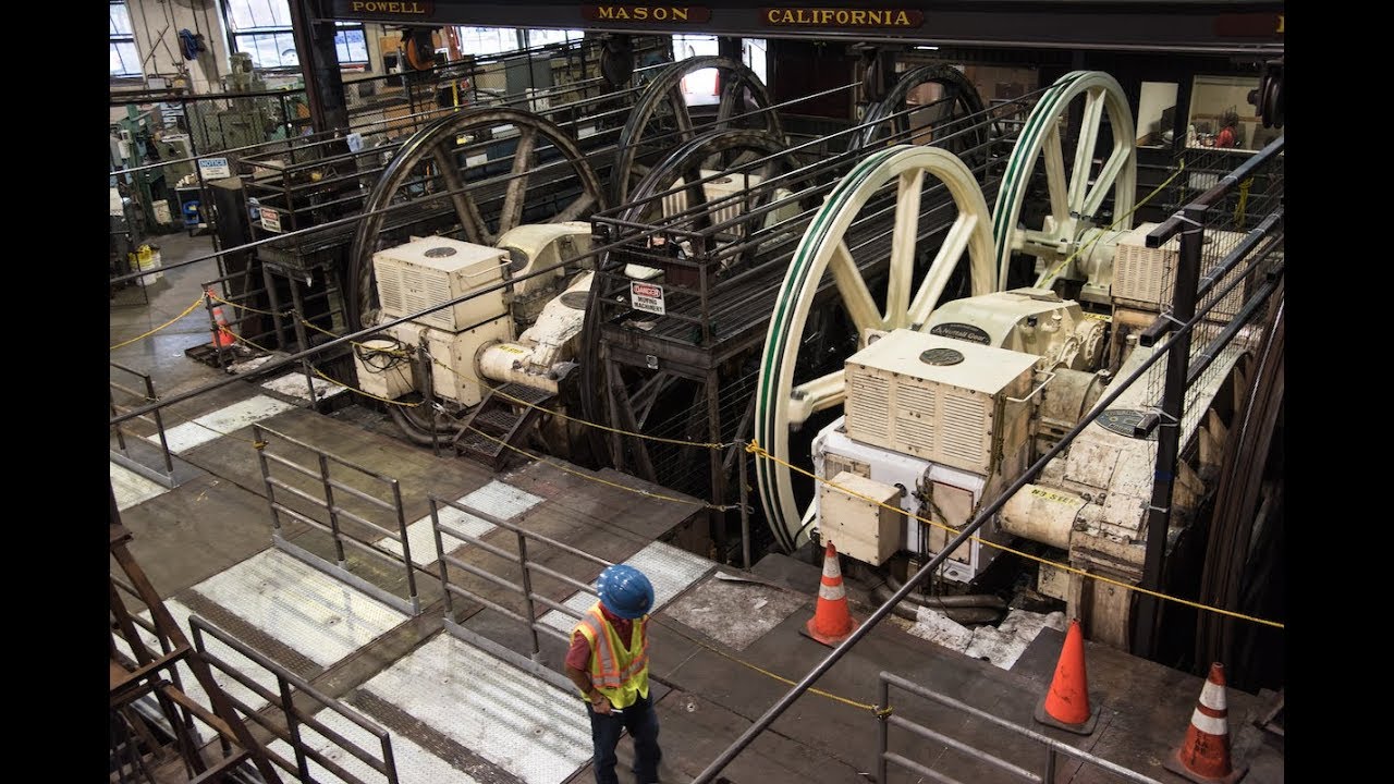 California Cable Car Line Gearbox Replacement Project - YouTube
