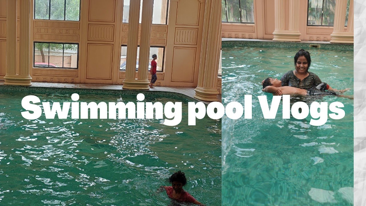 Swimming Pool Tour Vlogs ️ | my 1st try in swimming🏊‍♀️ ️#trending # ...