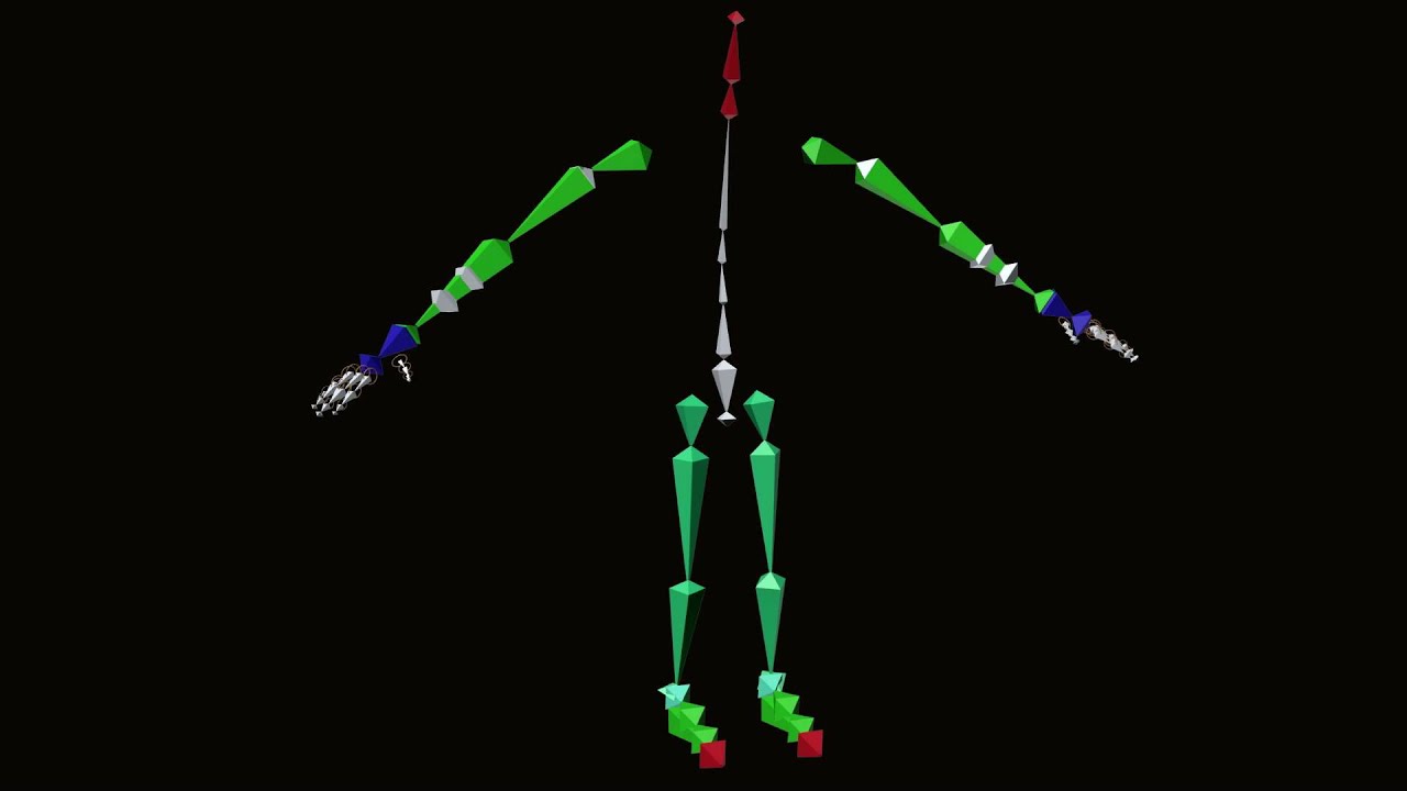 Full Bone Rig Test - YouTube