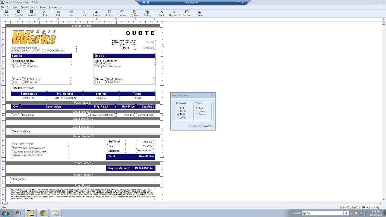 QuoteWerks Layout Designer - Updating Old Layouts Webinar - YouTube