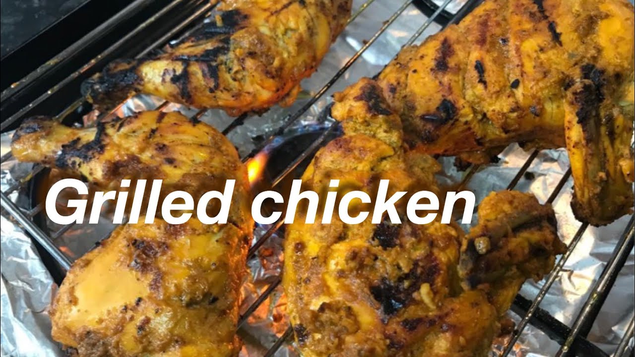 GRILLED CHICKEN (NO OVEN) | চিকেন মাসালা গ্রিল রেসিপি ~ EPISODE:46 ...