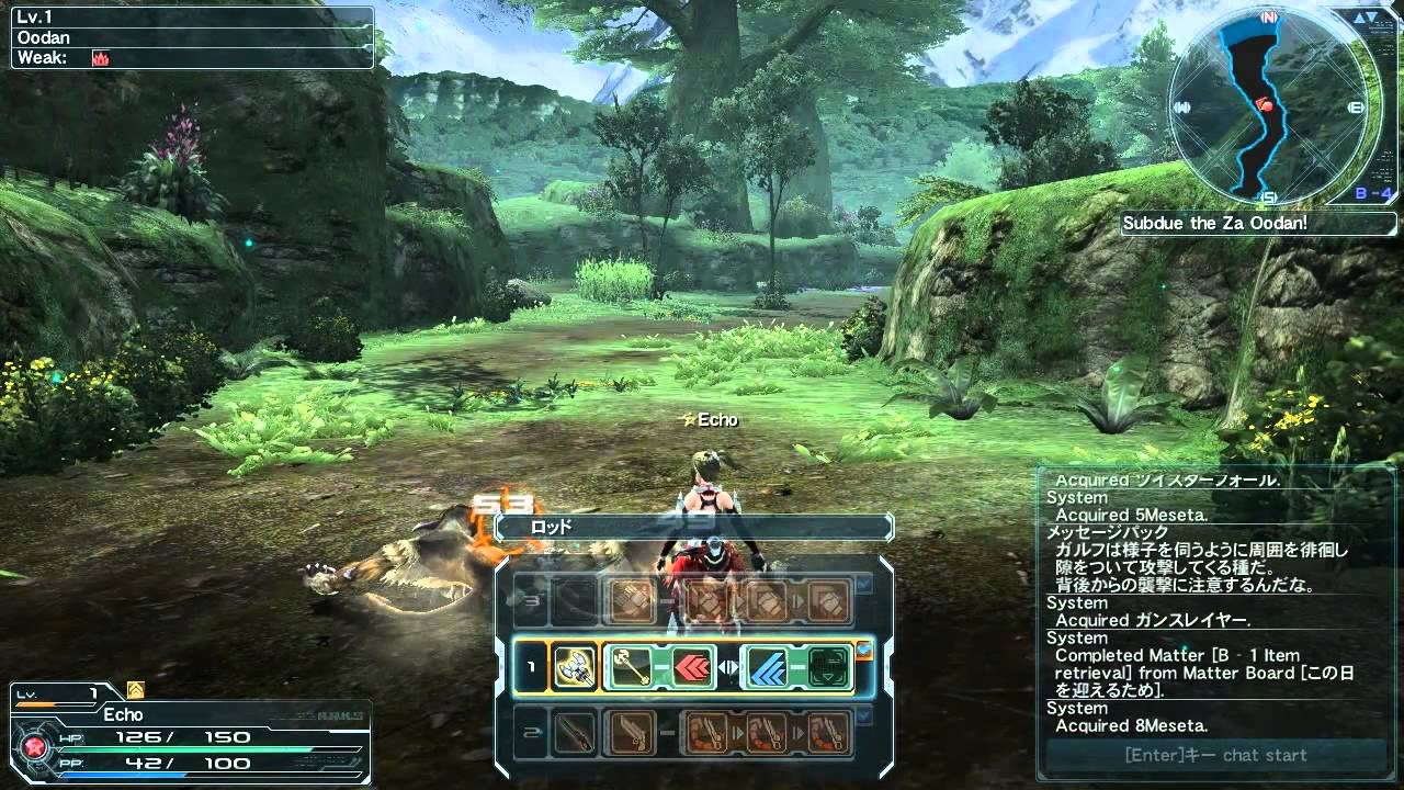PSO2 Closed Beta: Echo's fist of FO fury - YouTube